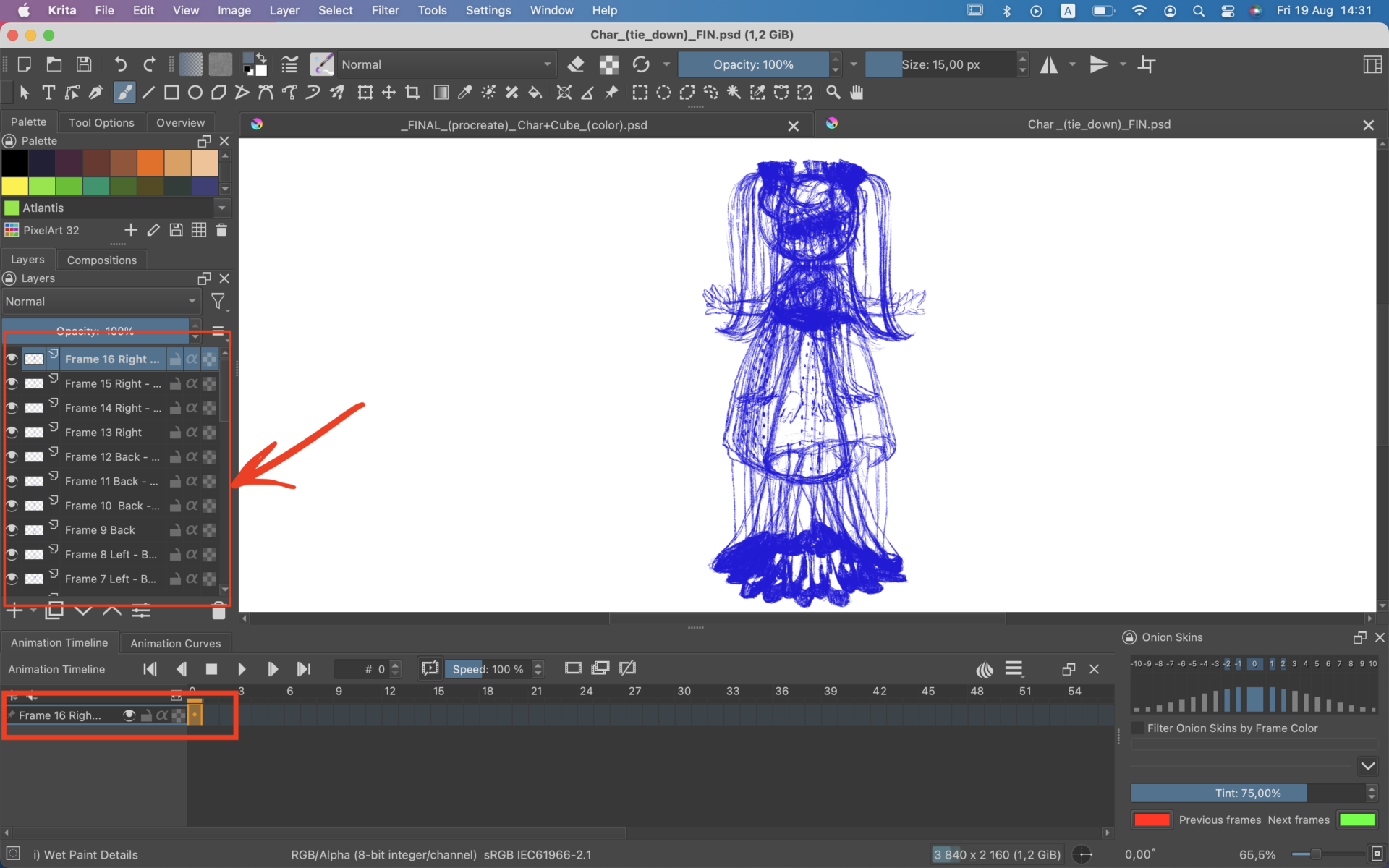 HOW TO CONVERT PHOTOSHOP LAYERS into KRITA ANIMATION – Nadine Kovalchuk