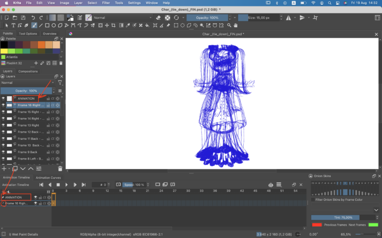 HOW TO CONVERT PHOTOSHOP LAYERS into KRITA ANIMATION – Nadine Kovalchuk
