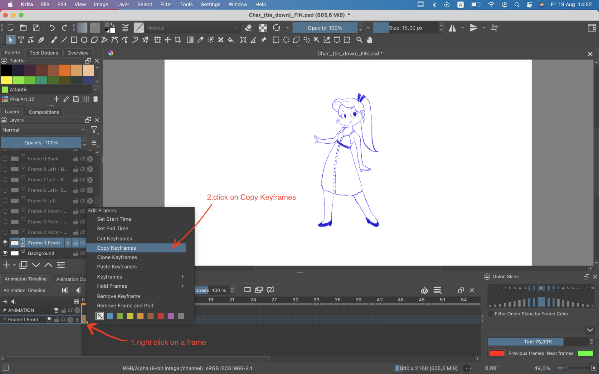 HOW TO CONVERT PHOTOSHOP LAYERS into KRITA ANIMATION – Nadine Kovalchuk